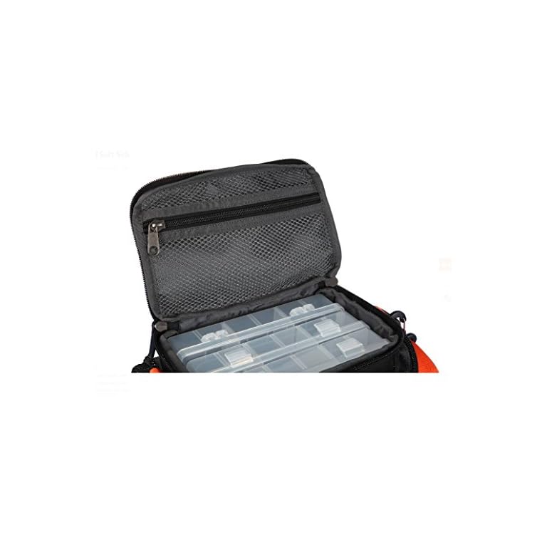 Ozark Trail Soft-Sided Tackle Bag with 3 Utility Boxes; Fishing ...