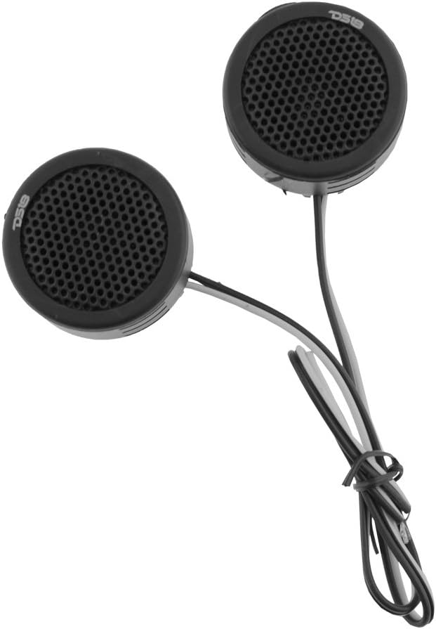 DS18 Car Audio Tweeter Dome Piezo 80w Watt Dash Door Surface Mount TWPZ ...