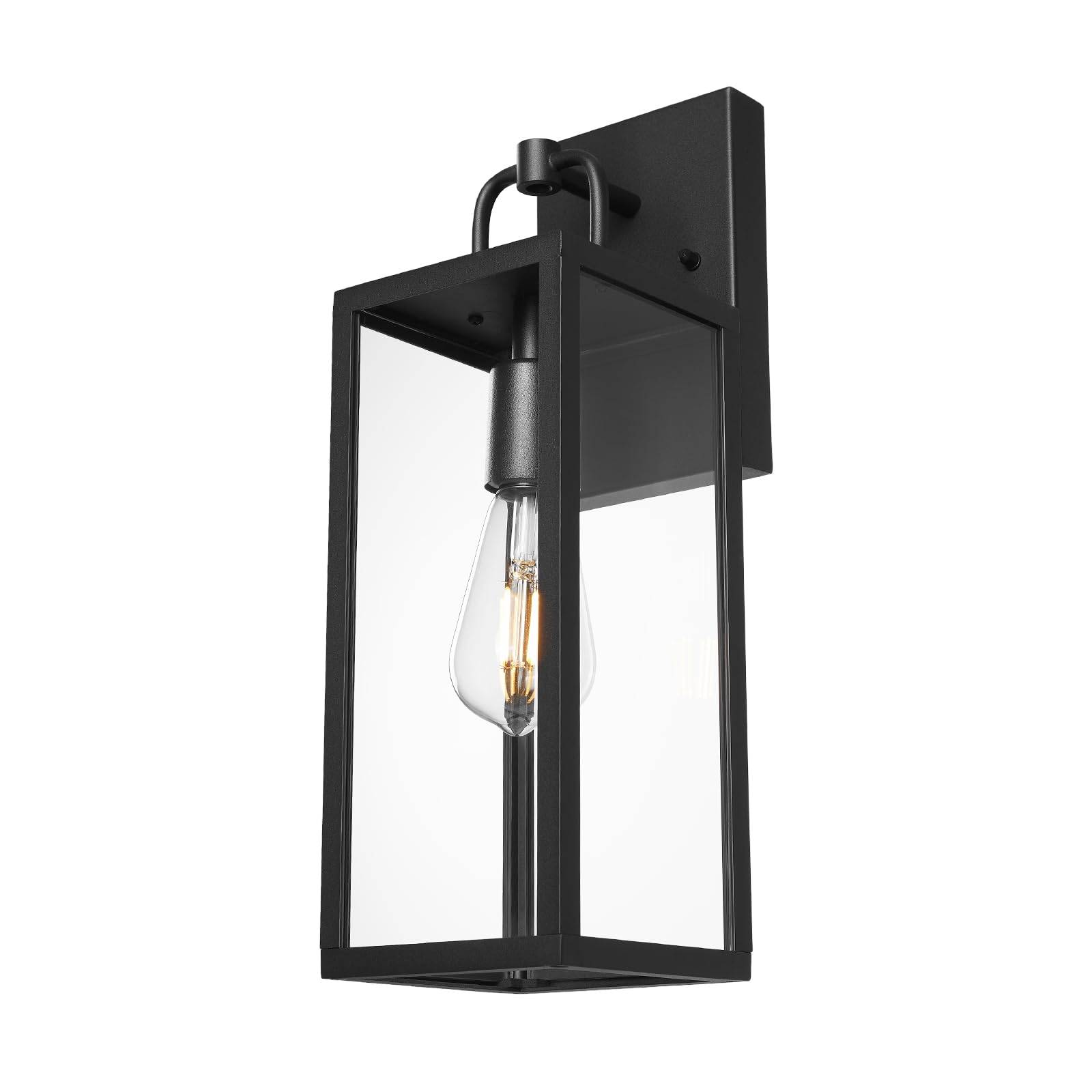 Diyel Outdoor Wall Sconce Light, 24 Inch Tall Transitional Exterior ...