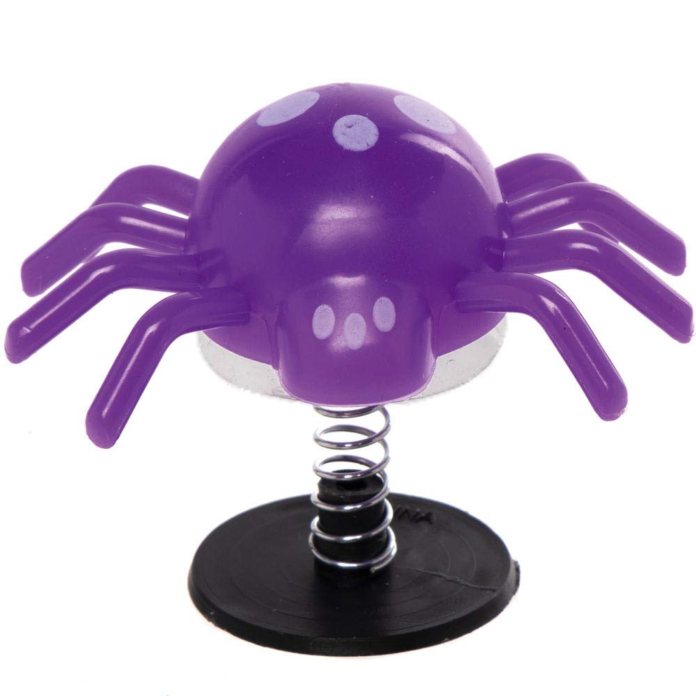 Baker Ross AX373 Spider Jump Up Toys – Pack of 8, Popping Toy For Kids ...