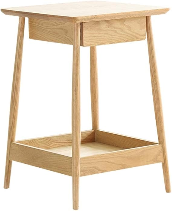 Bedside Table Bedroom Bedside Table Minimalist Modern Oak Locker Hidden ...