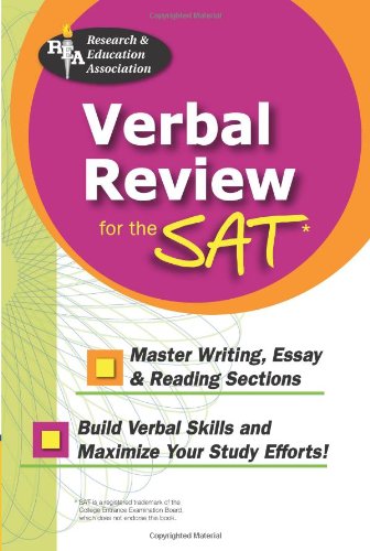 Verbal Review for the SAT® (SAT PSAT ACT (College Admission) Prep): The ...