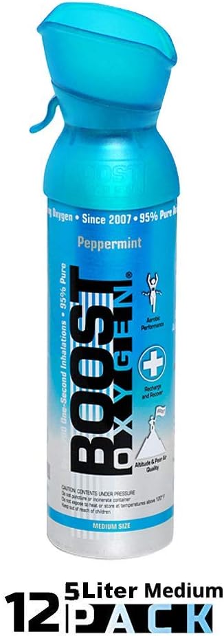 Amazon.com: 95% Pure Oxygen Supplement, Portable Canister of Clean ...