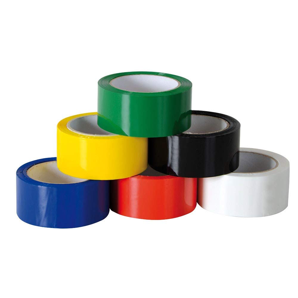 Low Noise 50MM x 66M Coloured Packaging Tape for Parcels and Boxes ...