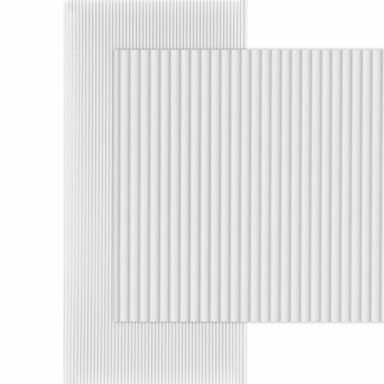 From Plain To Beautiful In Hours 124 Rib 2 3D PVC Wall Panels 4ft. x ...