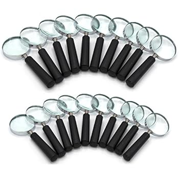 Amazon.com: Plastic Handheld Lens: 6x 3x Magnifying Glass Magnifier ...