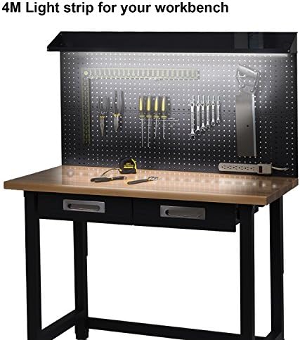 Led Workbench Light,ViLSOM 4M/13Ft Workbench Light Bar,Lights for Work ...
