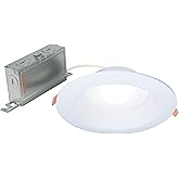 HALO RL 6-Inch Indoor/Outdoor Canless LED Downlight with Selectable ...