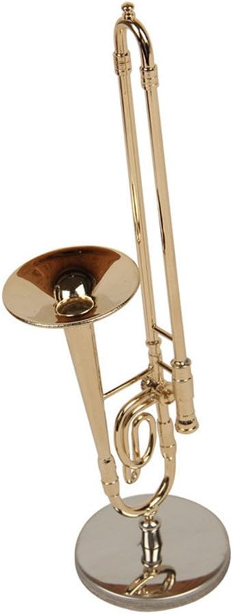 WAIWAIZUI Trombone Toys Crafts Mini Musical Instrument Model 5.5in with ...