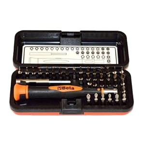 Beta 1256 /C36-2 Bi-Material Micro Screwdriver with Accessories: Amazon ...