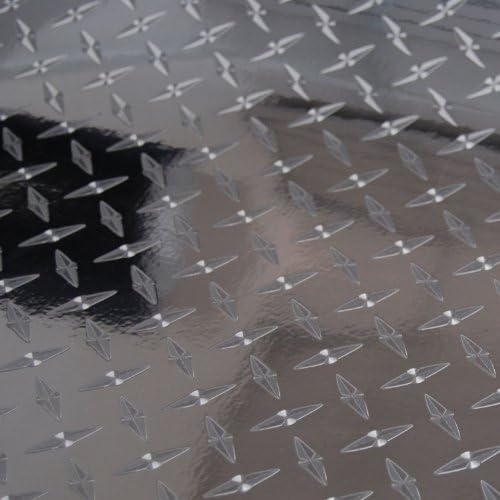 Amazon.com: Diamond Plate Film Vinyl Sheet Roll Simple Curve Wrap - 24 ...