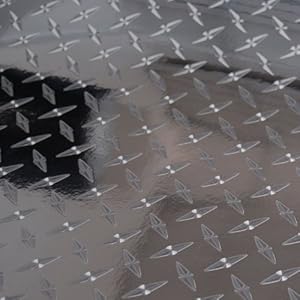 Amazon.com: Diamond Plate Film Vinyl Sheet Roll Simple Curve Wrap - 72 ...