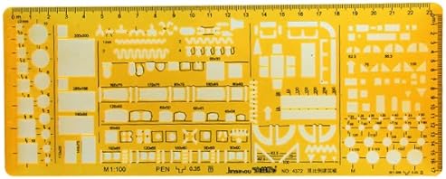 سعر مسطرة اسطمبة اشكال هندسية من جينيشو - اصفر فى مصر | بواسطة امازون ...