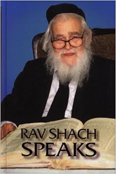 Rav Shach Speaks: Rabbi Asher Bergman: Amazon.com: Books