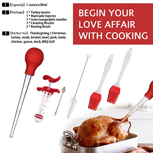 Turkey Baster for BBQ grill Cooking Basting and Marinating Turkey, Beef ...