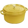 Amazon.com: STAUB Enamelled Cast Iron Casserole Dish with Lid, Suitable ...