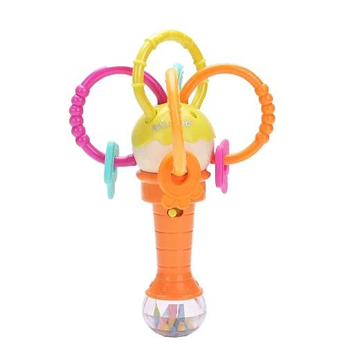 HANMUN Baby Rattle Teething Light up BPA Free Music Light Musical Baby ...