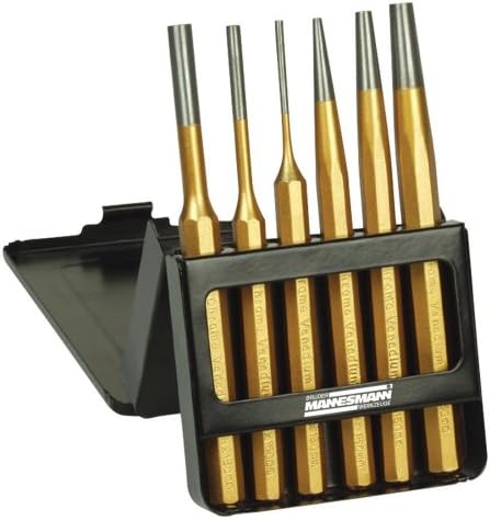 Mannesmann M65410 6-Piece Striking Tool Set with Cotter Pin Drive and Taper Punch – BigaMart