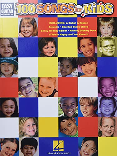 Amazon.com: 100 Songs for Kids: Easy Guitar with Notes & Tab ...