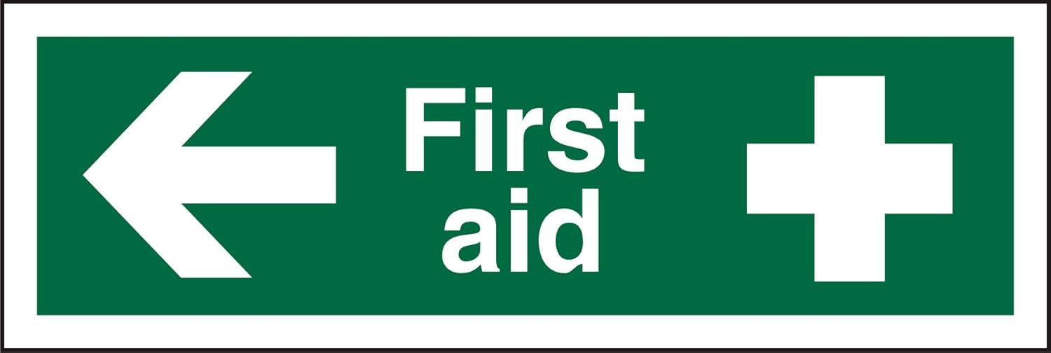 Seco First Aid – Arrow Pointing Left, First Aid, First Aid Cross Sign ...