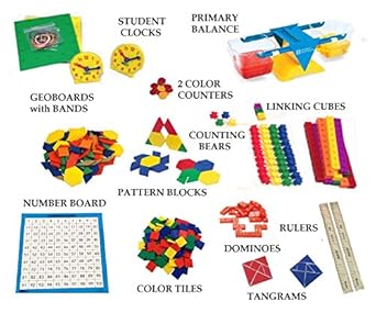 Amazon.com: Manipulative Kit to accompany Saxon Math K-3: Industrial ...
