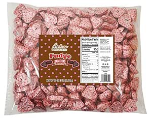 Amazon.com : R.M. Palmer Fudge Hearts, Bulk Bag of Fudge filled ...