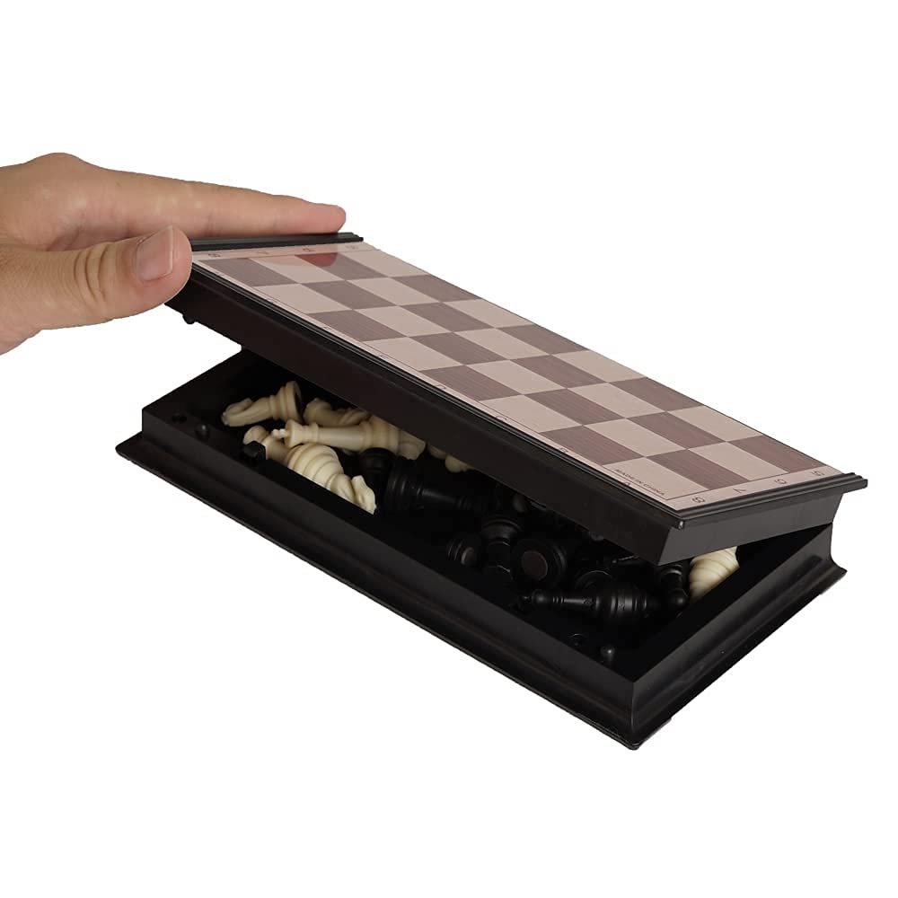 Mua Mini Chess Board, 7.08" x 7.08" Folding Chess Set with Magnetic ...