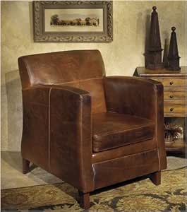 Amazon.com: Bradington-Young 801 - CHOT Giovanni Leather Club Chair and ...