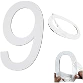 Amazon.com: 6 inch White House Numbers, Self Adhesive House Numbers for ...