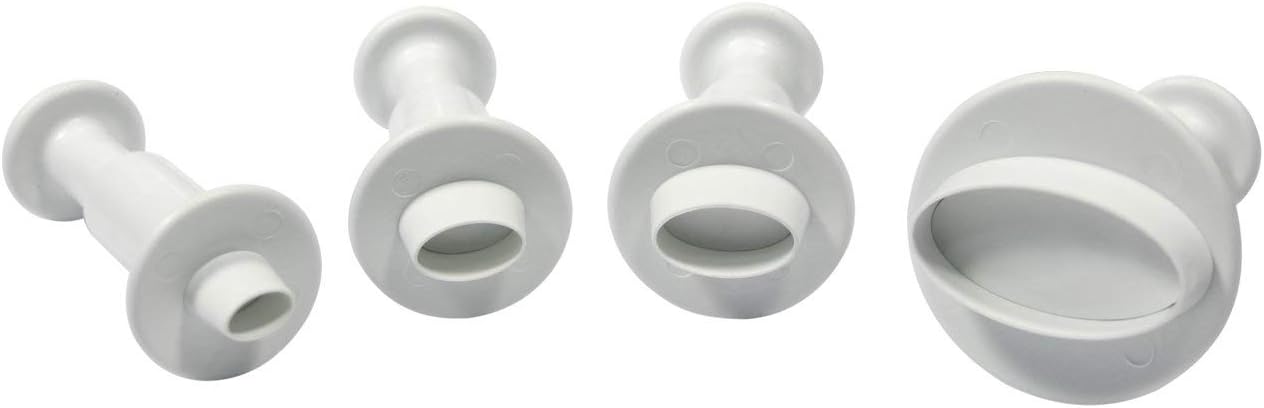 PME Oval Plunger Cutters, Small, Medium, Large, X-Large Sizes, Set of 4 ...