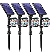 DBF Outdoor Solar Gutter Lights【Upgraded Version】Solar Fence Post ...