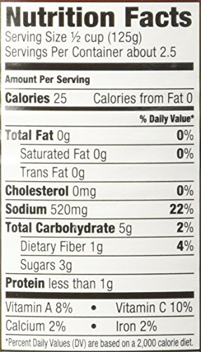 Rotel Nutrition Label – Besto Blog