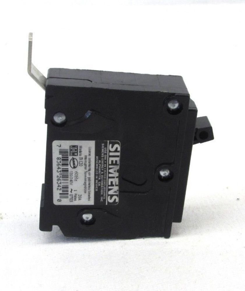 NEW SIEMENS ITE B120 BL120 1 POLE 20 AMP BOLT circuit breaker fuse ...