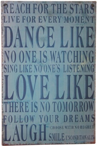 Slogan Metal Signs - Be Happy 30X20 Tin Wall Sign: Amazon.co.uk ...