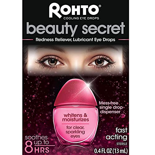 Rohto Beauty Secret Fast Acting Cooling Eye Drops - 0.4 fl oz Bottle ...