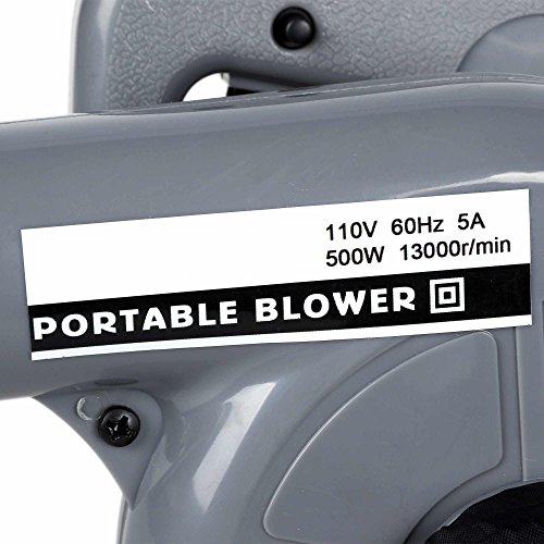 Electric Leaf Blower, Small but Mighty 500W Handheld Powerful Air Dust ...