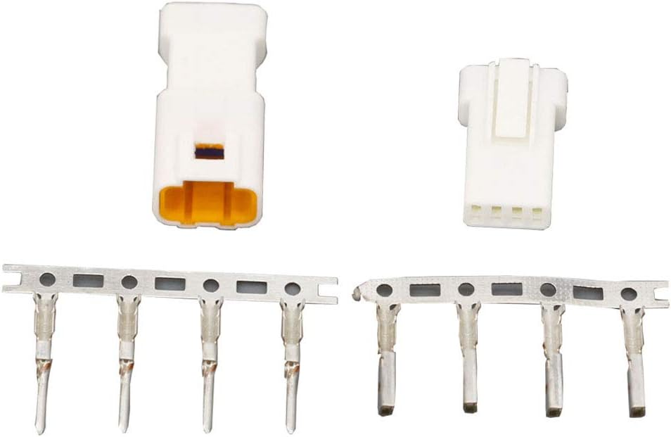 5 Sets JST Type Automotive Connectors 04T-JWPF-VSLE-S and 04R-JWPF-VSLE-S 4 Pin Waterproof ...