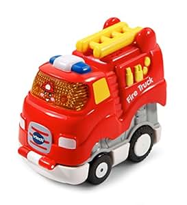 Amazon.com: VTech Go! Go! Smart Wheels Press and Race Fire Truck: Toys ...