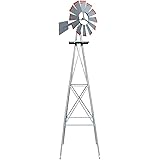 Amazon.com: VINGLI 8FT Ornamental Windmill Backyard Garden Decoration ...