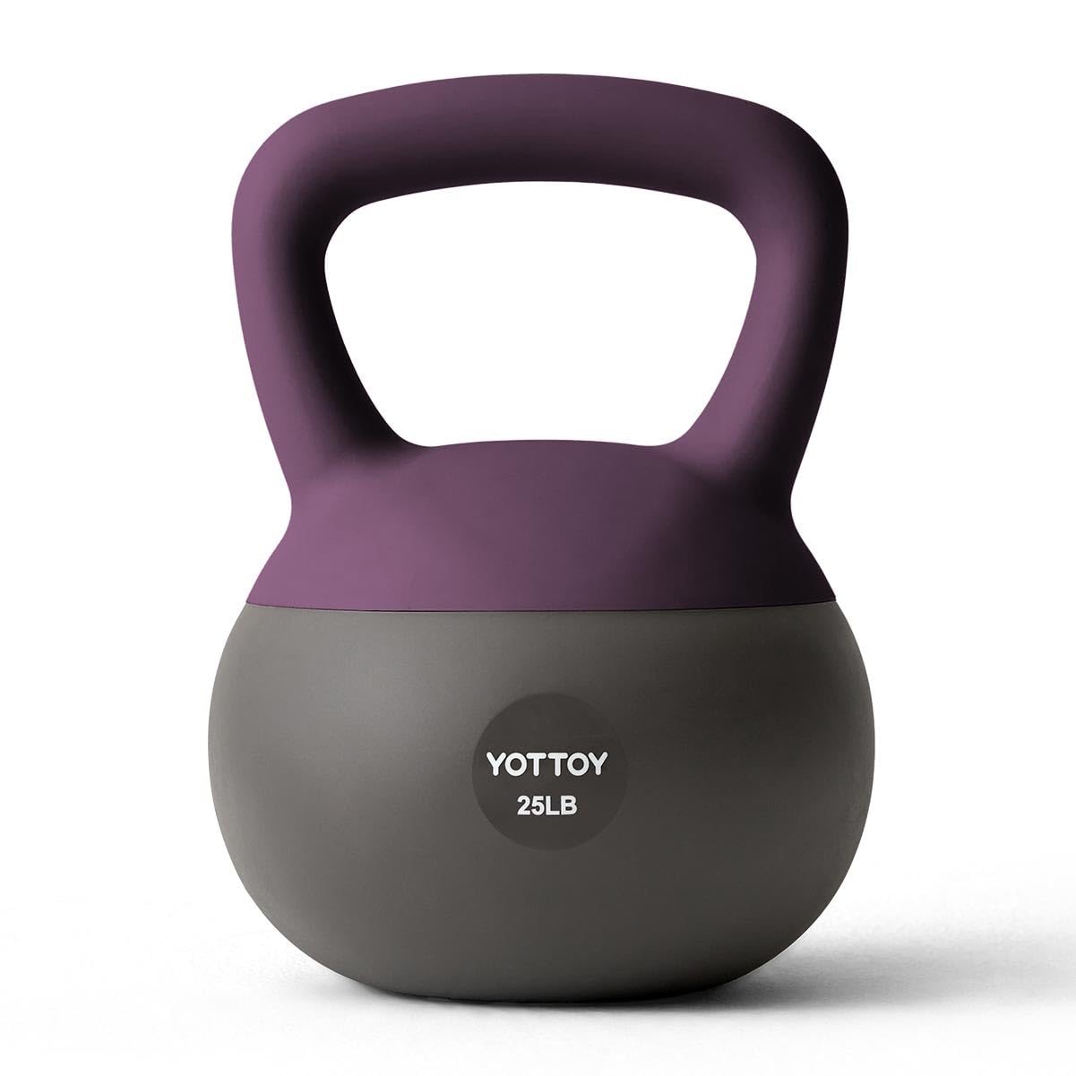 YOTTOY Soft Kettlebells, 25 lb kettlebell with Anti-Slip Base & Impact-Resistant Design ...