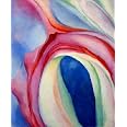 Amazon.com: Georgia O'Keeffe - Music Pink and Blue Art Print: Posters ...