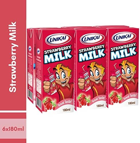 Unikai Strawberry Milk 180 ml, Long Life (Uht) price in UAE | Amazon ...