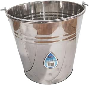 Queen Stainless Steel Bucket, 20 Litre Capacity : Amazon.com.au ...