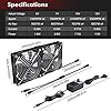 Wathai 4 x 120mm Mining Rig Server Rack Fan with 100V - 240V AC Power ...