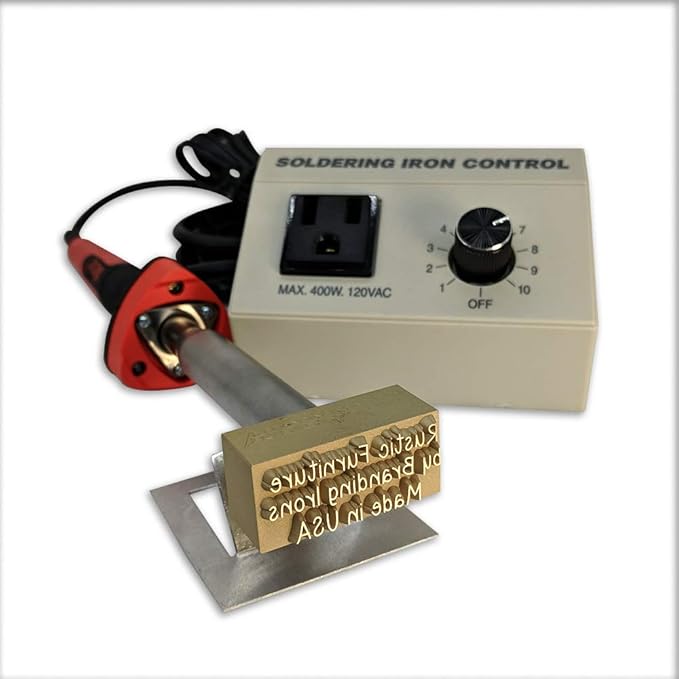 Amazon.com: Custom Branding Iron with Personalized Text Includes ...