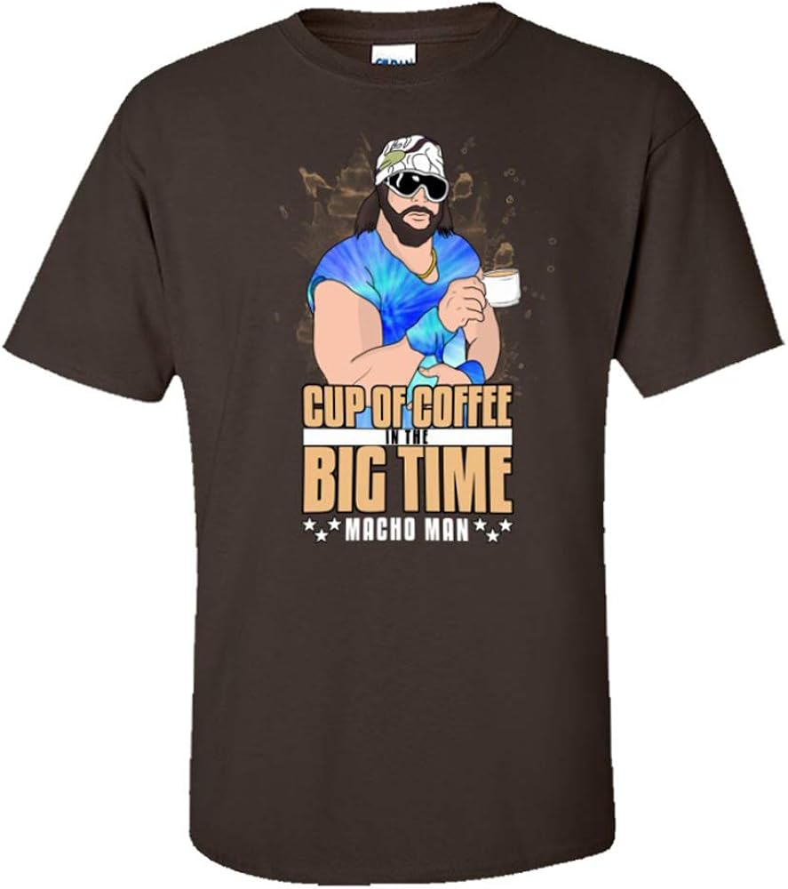 Amazon.com: Mens Unisex Macho Man Randy Savage Cup of Coffee HQ ...
