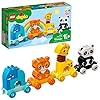 LEGO DUPLO My First Animal Train 10955, Toys for Toddlers and Kids 1.5 ...