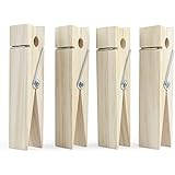 Amazon.com: RIVERKING Big Clothes Pins,2 PCS Large Clothes Clips,6 Inch ...