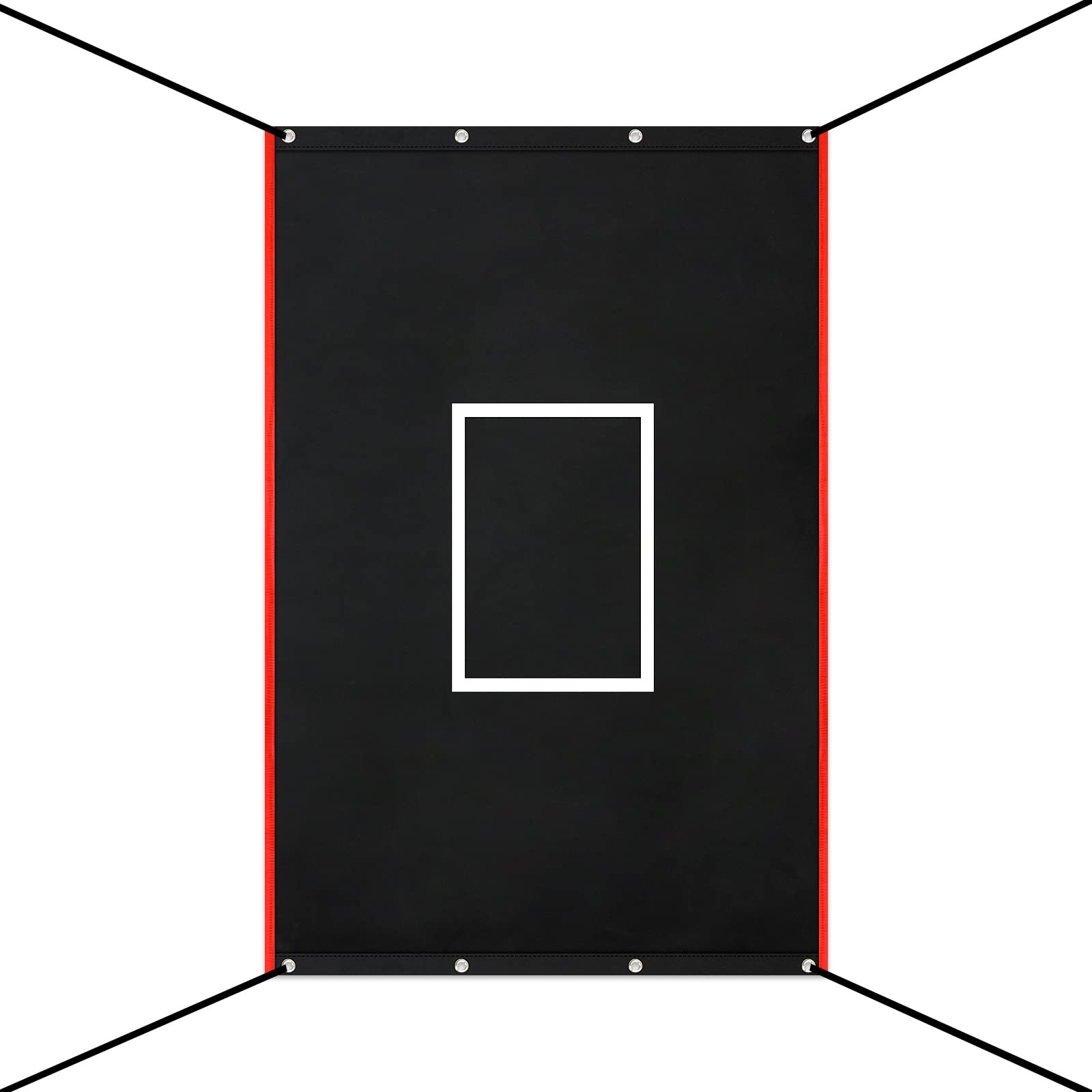 Lewtemi 4 x 6 ft Vinyl Backstop Heavy Duty Batting Cage Backstop ...