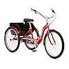 Schwinn Meridian Deluxe Adult Tricycle Bike, Mens and Womens Three ...